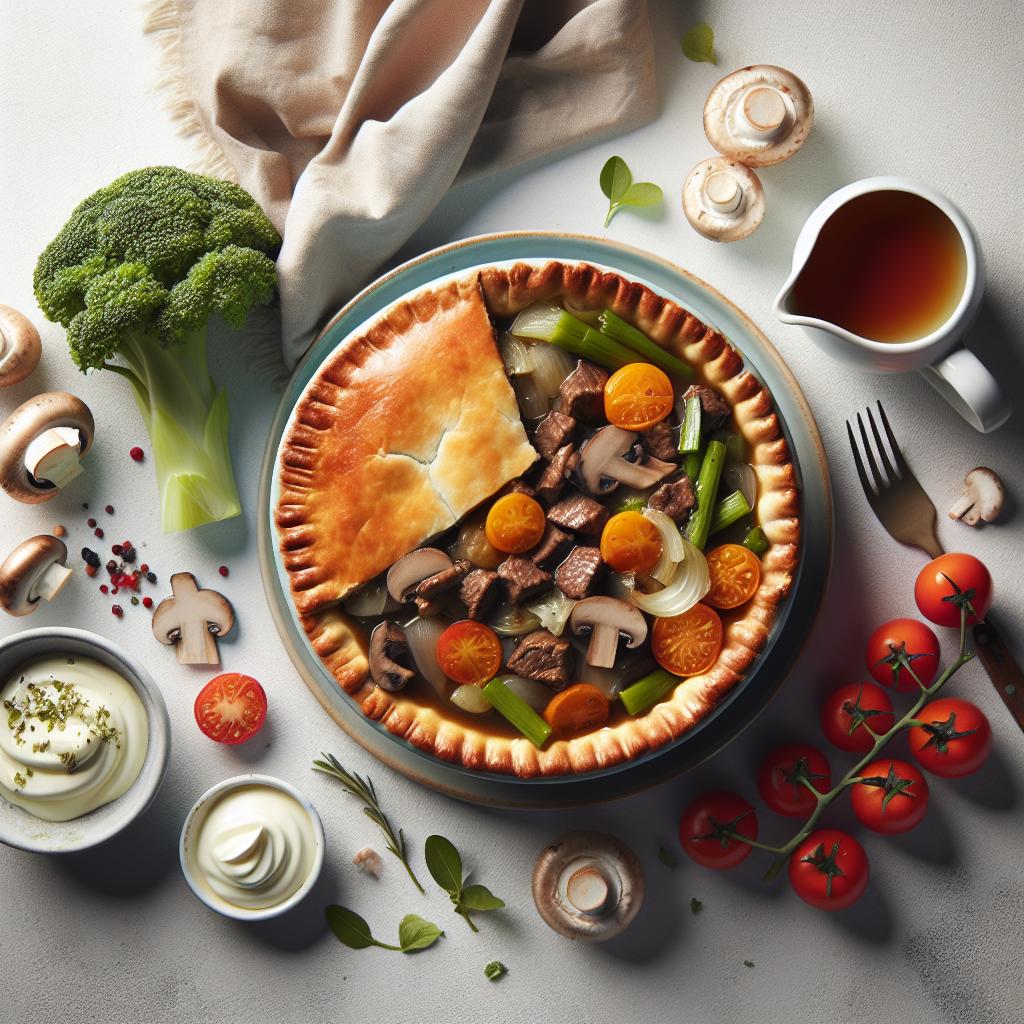 Hearty Beef and Mushroom Pot Pie: A Savory Comfort Classic - RecipeGlide